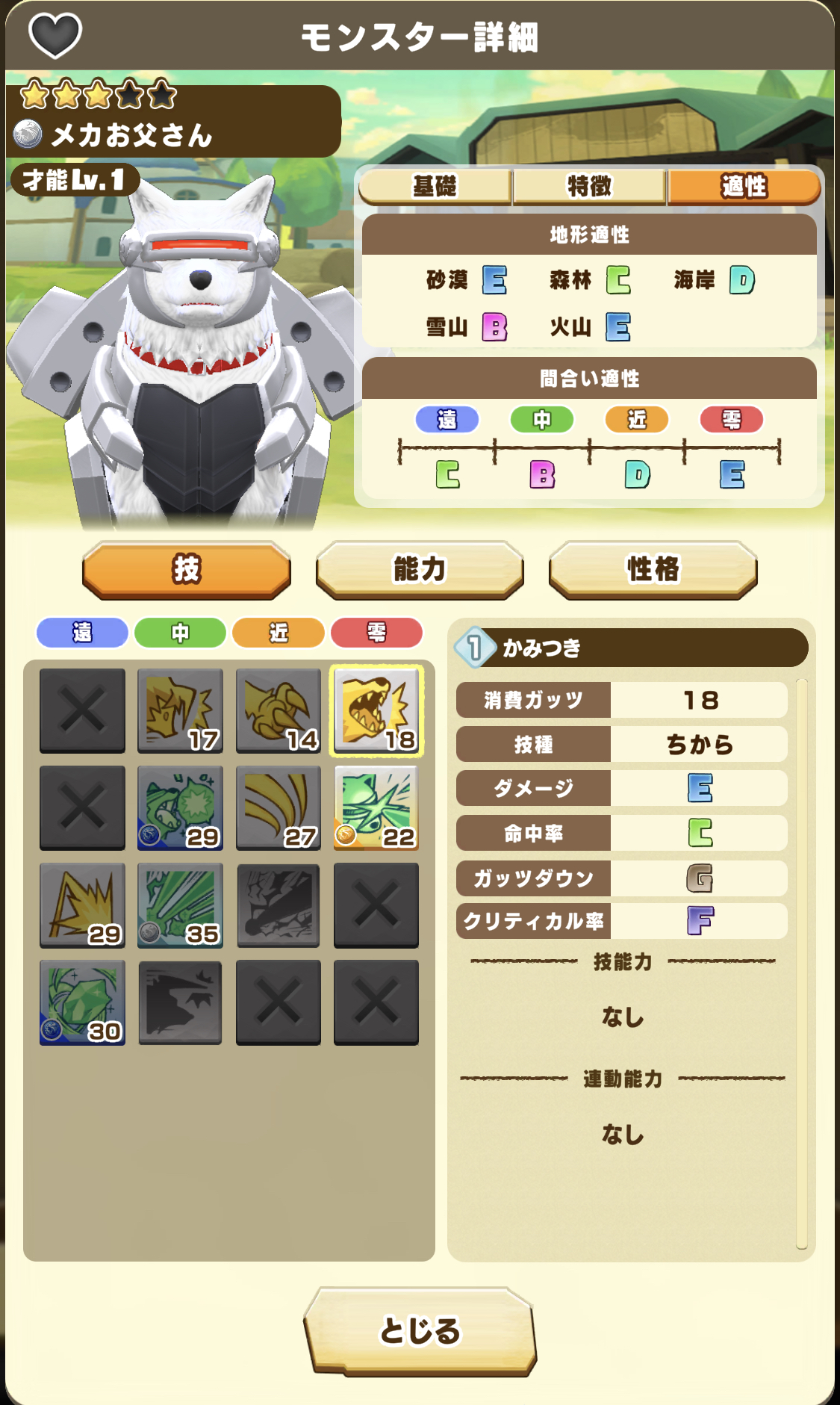 メカお父さん（モンスター） | LINEMF LINE モンスターファーム攻略 のこの部屋 - ゲームウィキ.jp